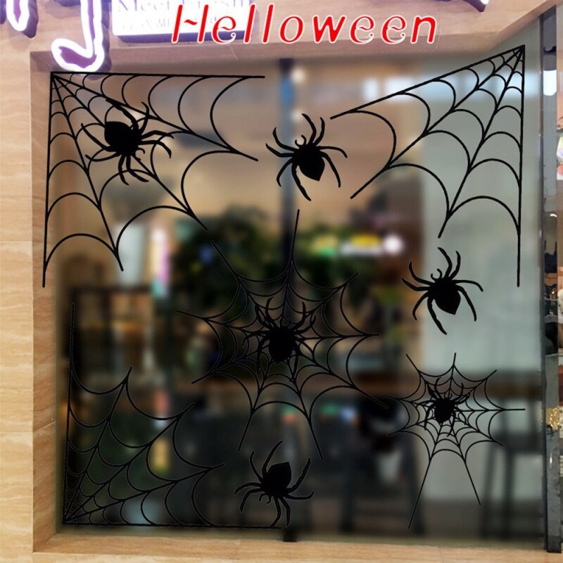 Lustige Halloween Spider Web Dekoration Fenster Wa... – Vicedeal Lustige Halloween Spider Web Dekoration Fenster Wa... – Vicedeal