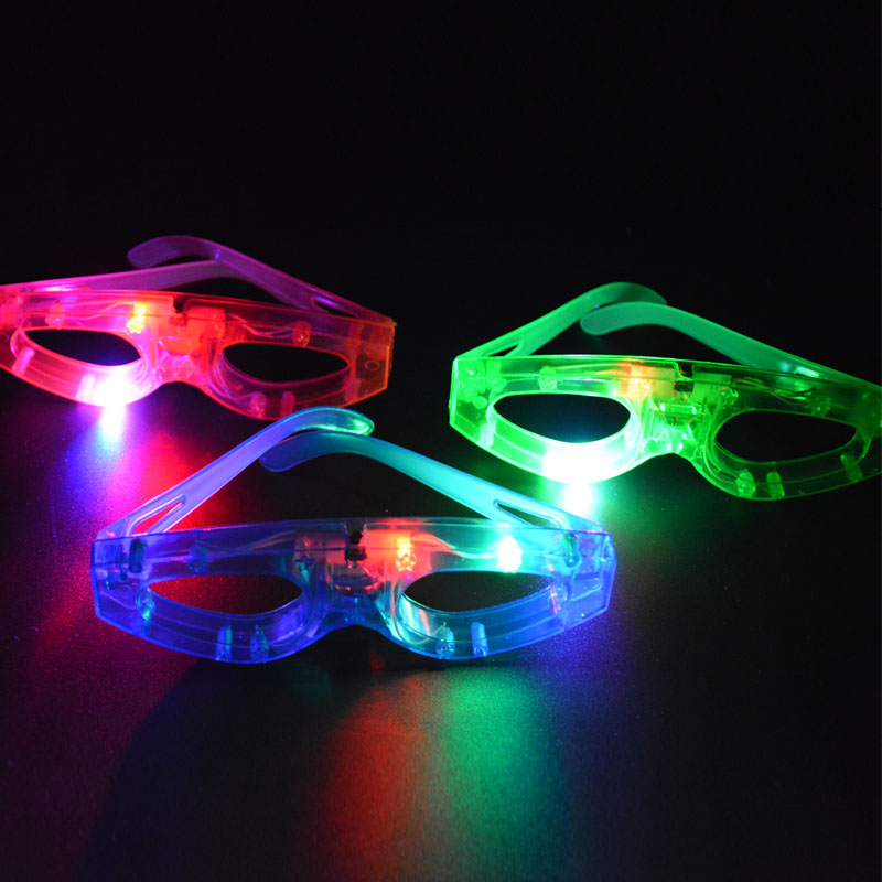 Light-Up Square Glasses Eye Mask LED Flashing Blin... – Vicedeal
