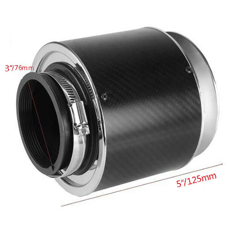 3 Inch 76Mm Inlet/5 Inch Carbon Fiber Hi-Flow Air ... – Grandado