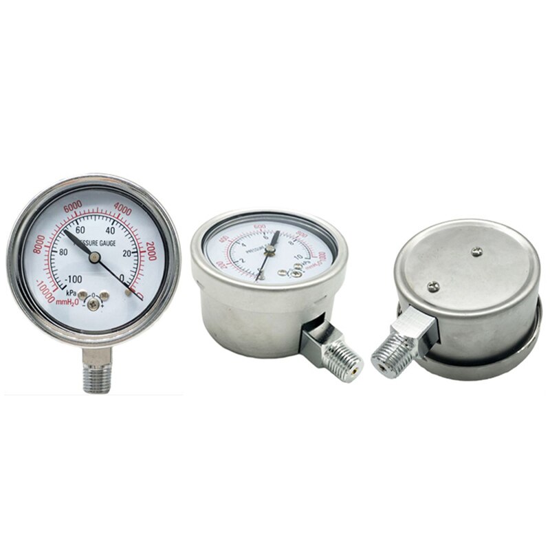 YE-60 Diaphragm Pressure Gauge Pointer Vacuum Stai... – Grandado