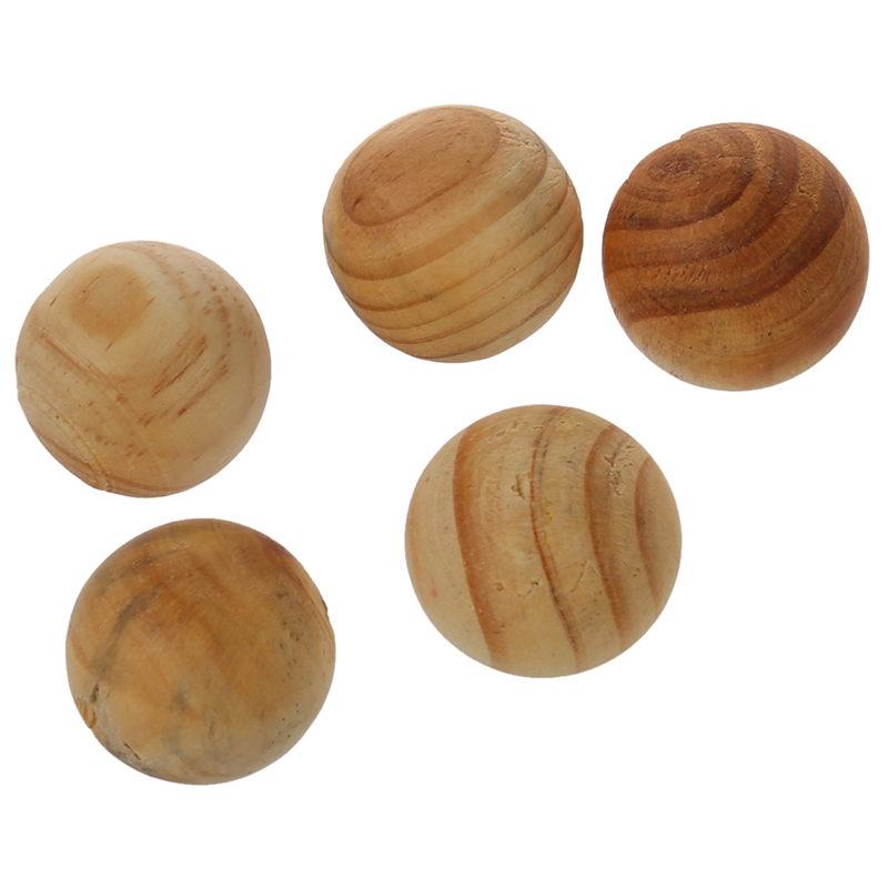 Bola de madera de alcanfor resistente a la polilla... – Grandado