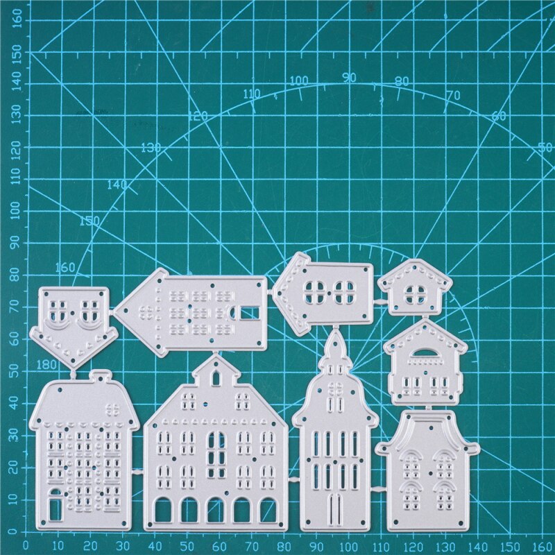 InLoveArts House And Building Metal Cutting Dies S... – Vicedeal