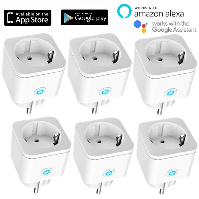 Smart Plug Wifi Socket Eu 16A Timing Functie Smart... – Vicedeal