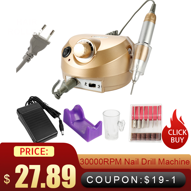 Nail Boor Machine 30000Rpm Pro Manicure Machine Mi... – Grandado