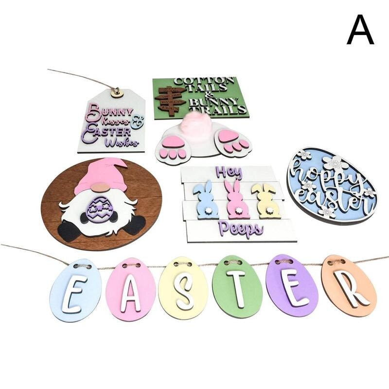 Adornos de madera para Pascua, decoración con patr... – Grandado