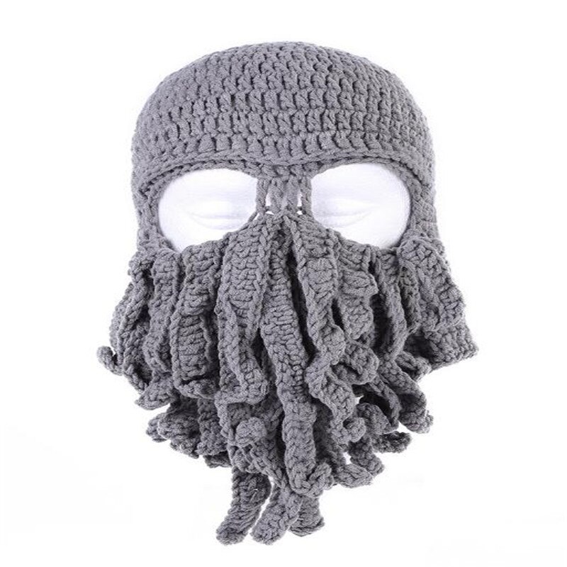 Inktvis Cap Handgemaakte Wollen Octopus Cap Faceki... – Vicedeal