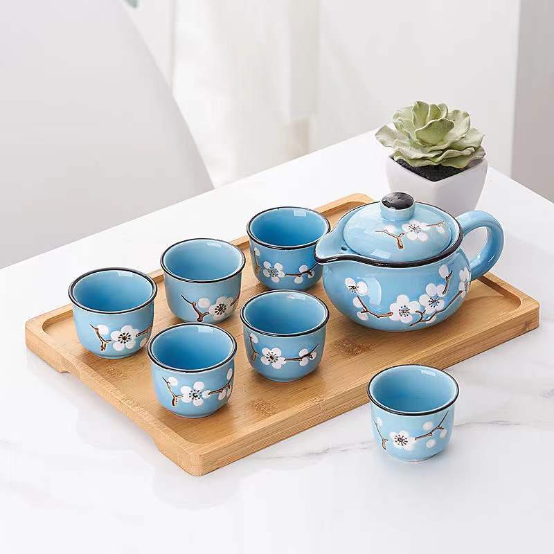 Luxury Chinese-style Tea Set Ceramic 7-piece Set T... – Vicedeal