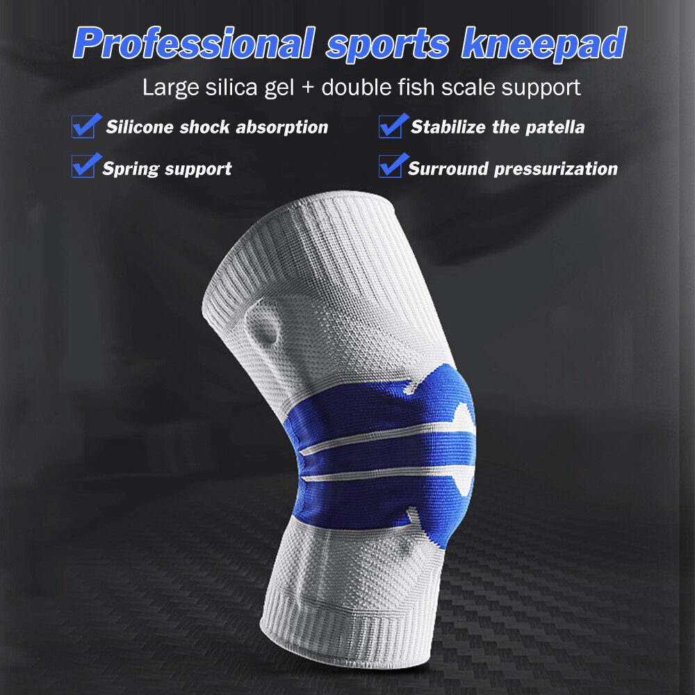 1 Piece Silicone Full Knee Brace Strap Patella Med... – Grandado