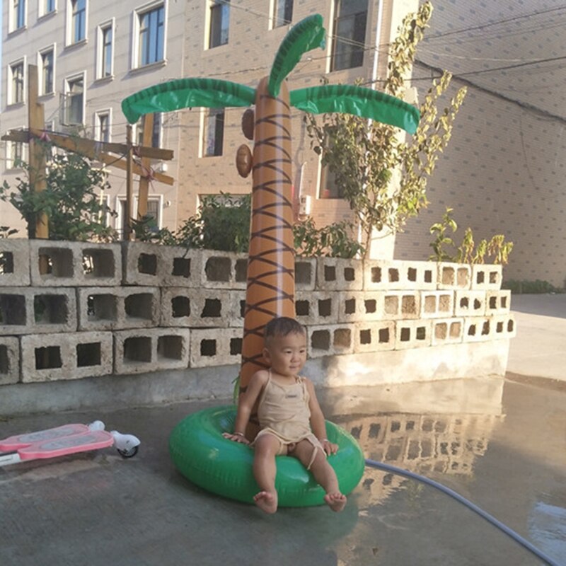 New1.6m Inflatable Coconut Palm Tree Water Spray B... – Grandado