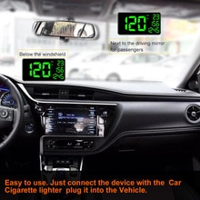 GPS Car Speed Meter Black Measuring Mileage Univer... – Grandado