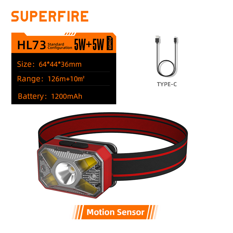 SUPERFIRE HL73 Induction Headlight Strong Headlamp... – Vicedeal