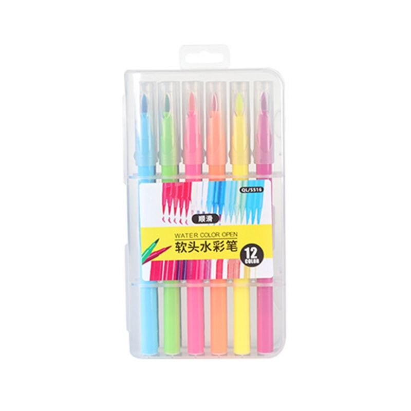 12/24/36/48 Colors Soft Brush Watercolor Pen Marke... – Vicedeal