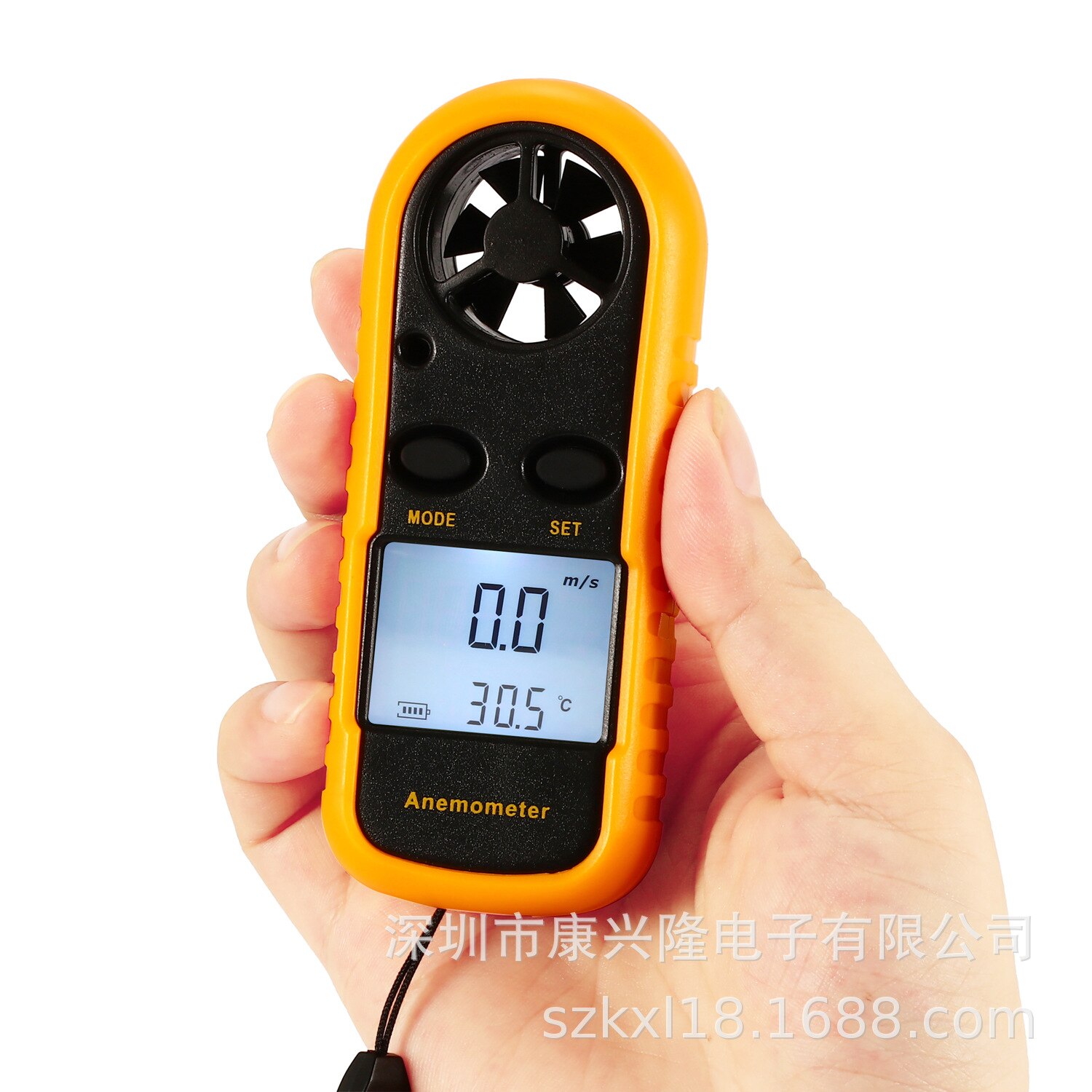 GM816 mini digital anemometer thermometer wind spe... – Grandado
