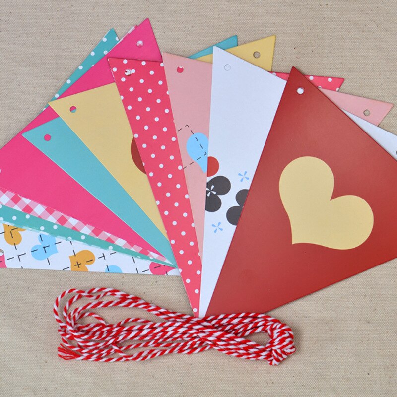 Ins Colorful Banners Wedding Birthday Party Decora... – Grandado