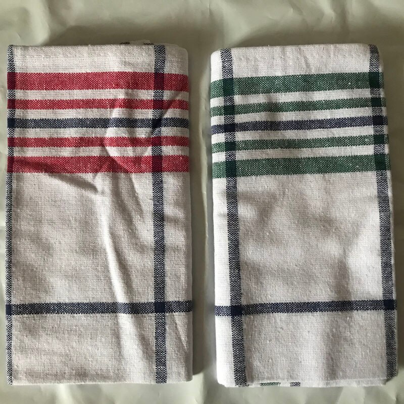 2pcs 40x65cm15.7"x25.6" Plaids Tea Towel Absorbent... – Grandado