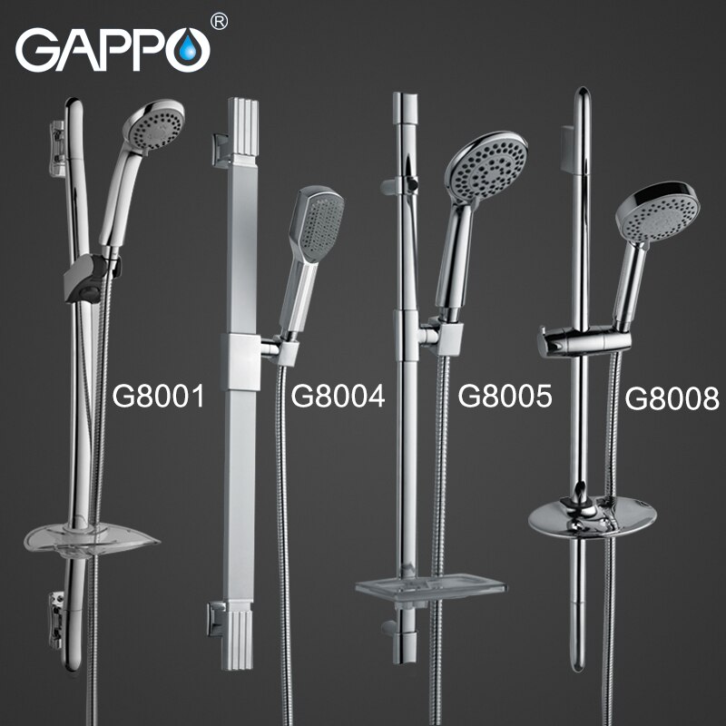 GAPPO shower Slide Bars extension shower bathroom ... – Grandado
