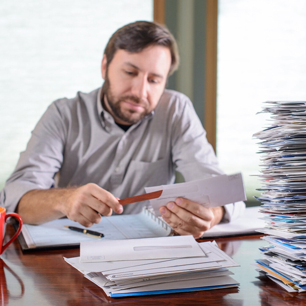 1Pc Wood Envelope Opener Paper Cutter Letter Opene... – Grandado