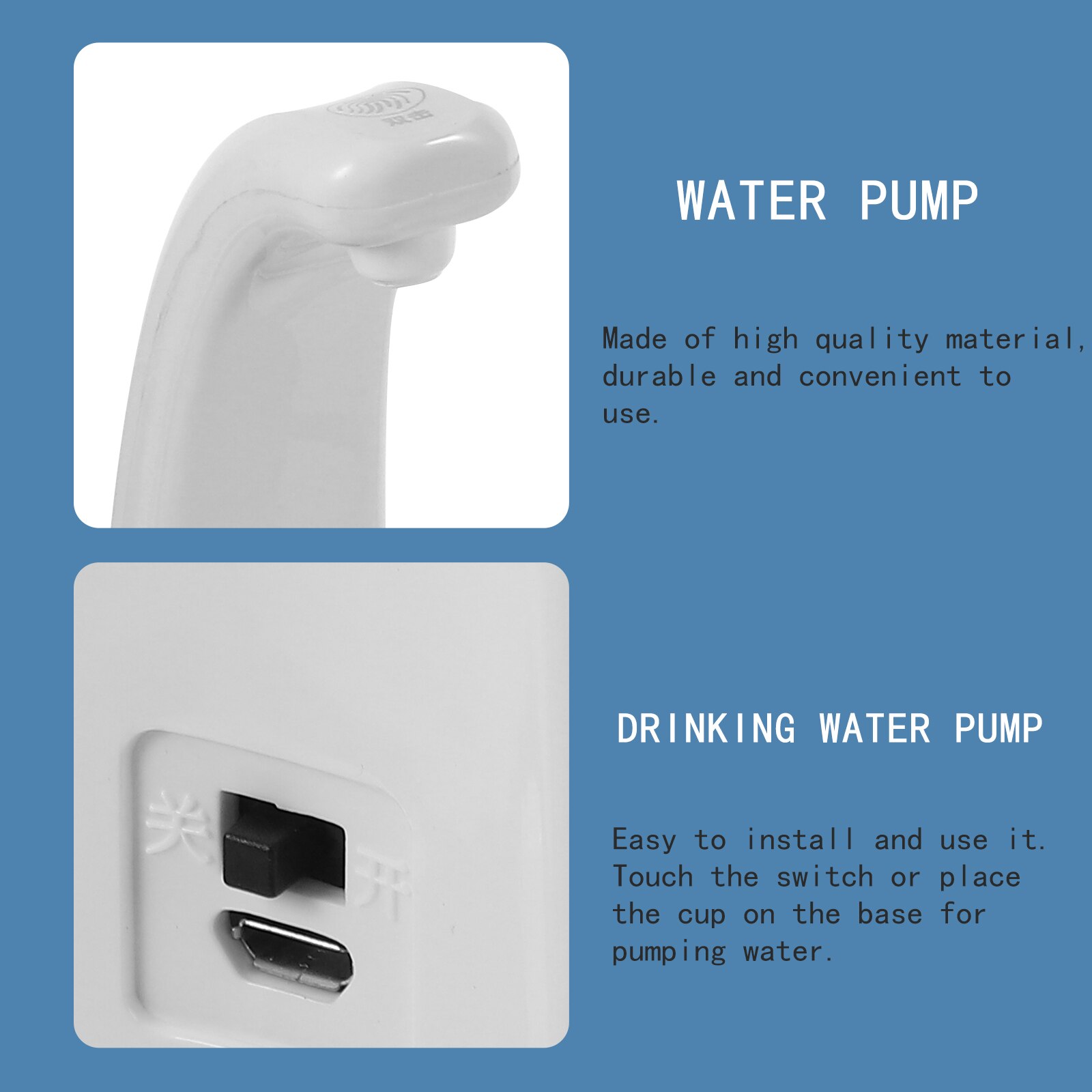 1 Set Gravity Sensor Water Dispenser Pump USB Char... – Vicedeal