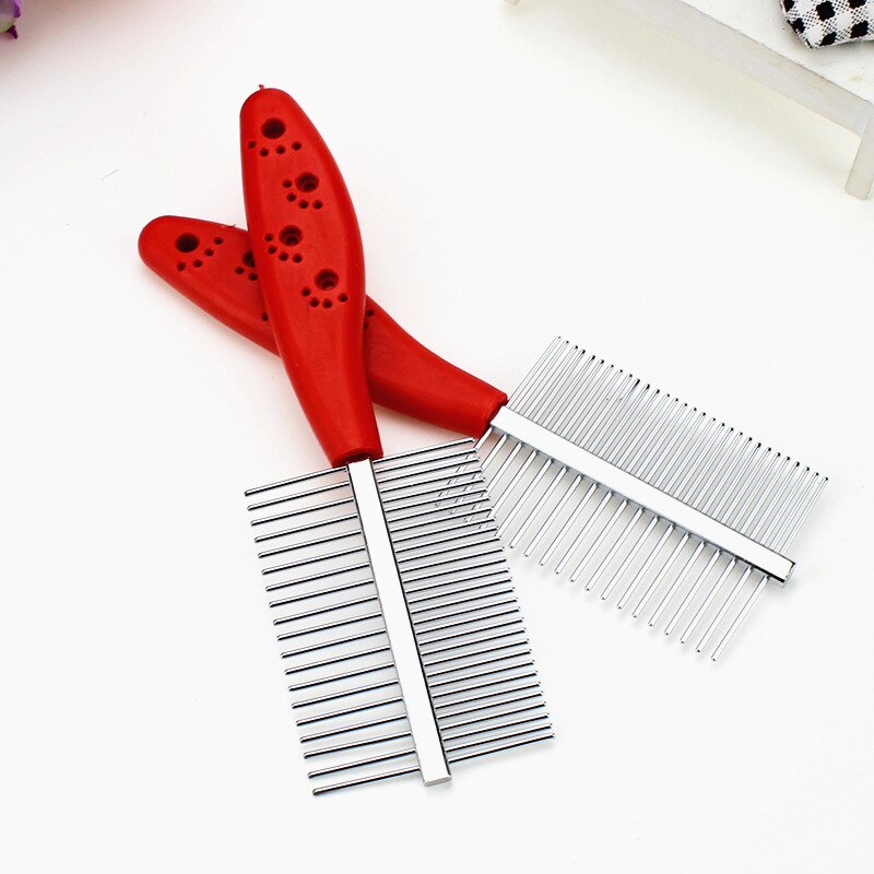 Pet Dematting Comb Dog Brush Shedding Double-Sided... – Vicedeal