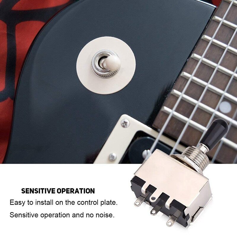 ABGZ-1Pc Guitar 3 Way Toggle Switch, Metal Enclose... – Grandado