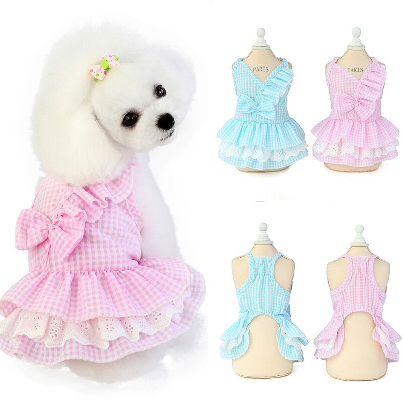 Vestido de algodón para perro, ropa para perro peq... – Grandado
