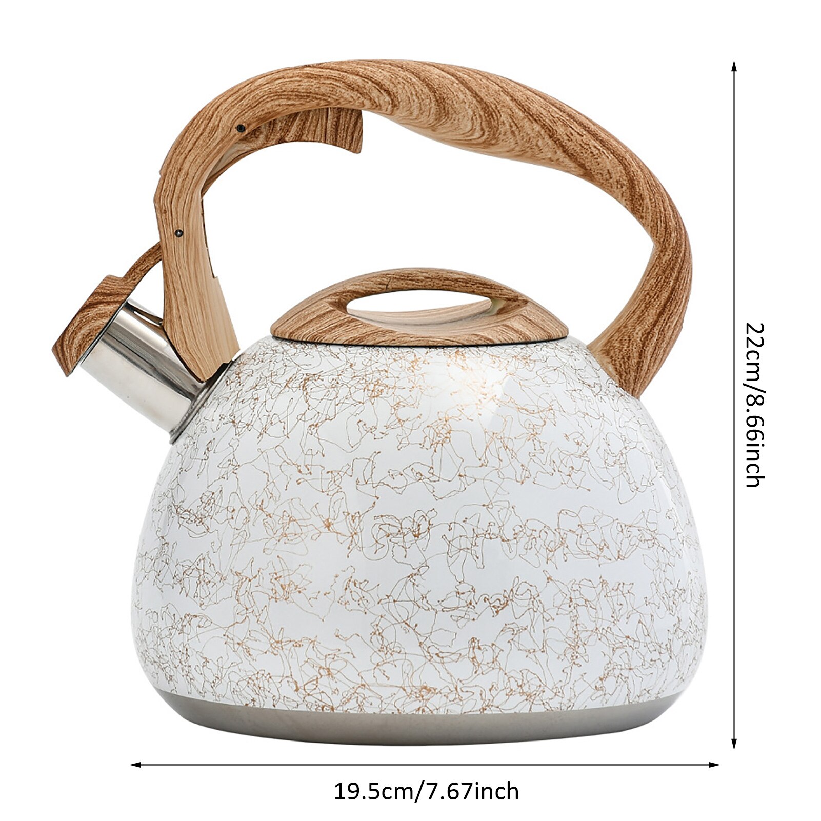 2.8L Tea Kettle Anti-rust Corrosion Resistant Tea ... – Vicedeal