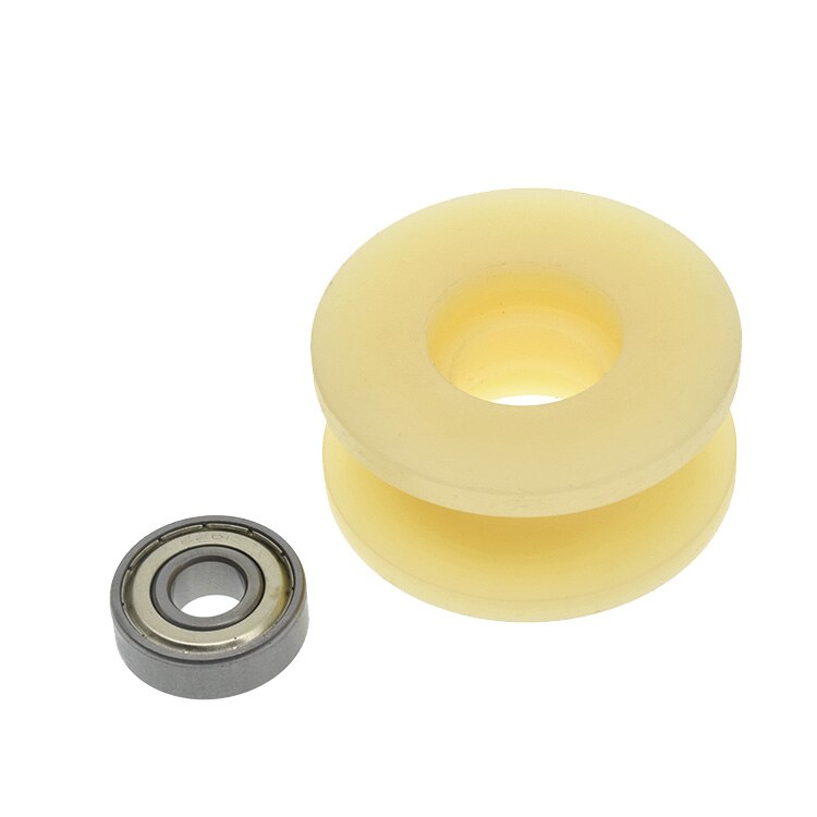2pcs 6201zz dual-bearing sheave U-slot nylon wheel... – Grandado