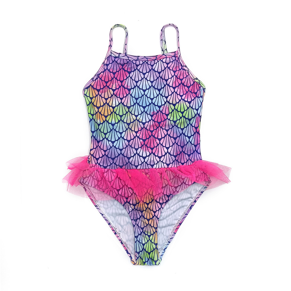 SHEKINI Gril's One Piece Printing Swimsuits Te... – Vicedeal