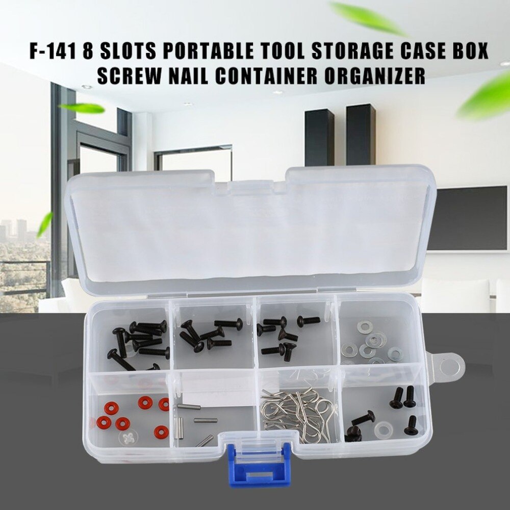 F-141 8 Slots Cells Portable Tool Box Electronic P... – Vicedeal