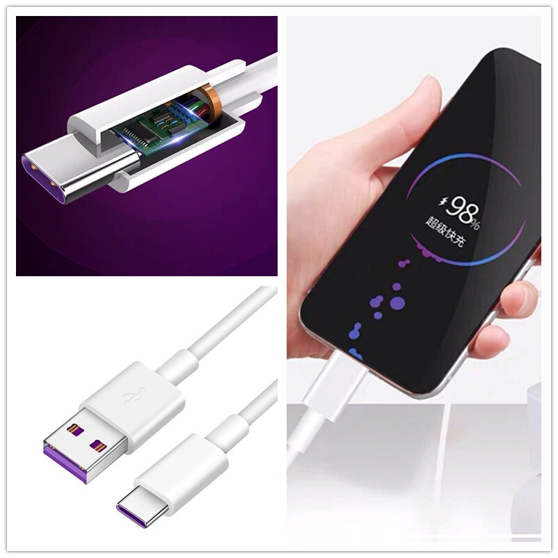 Cable USB tipo C de carga rápida 5A, Cable de dato... – Vicedeal