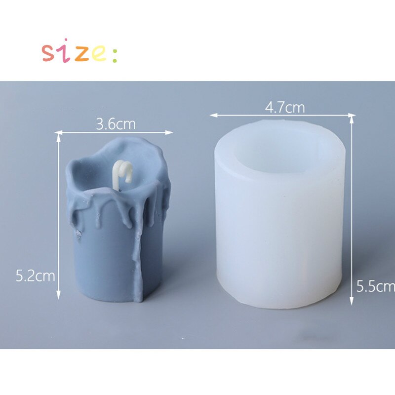 Leuke Romantische Kaars Siliconen Mal Diy Kaars Ma... – Vicedeal