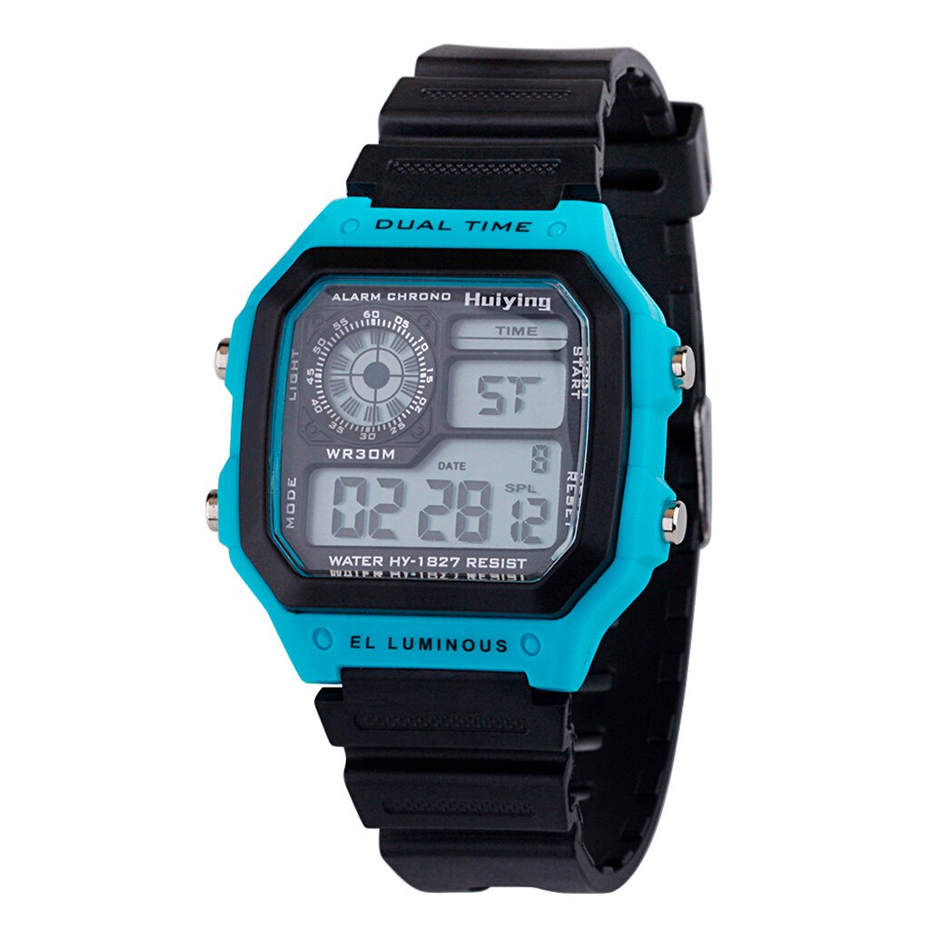 Sport Digital Watch Men Women LED Watch Silicone E... – Grandado