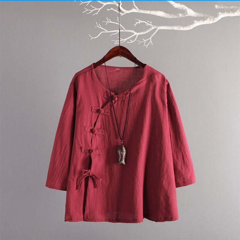 Chinese Style Clothing Women Clothes Cheongsam Top... – Grandado