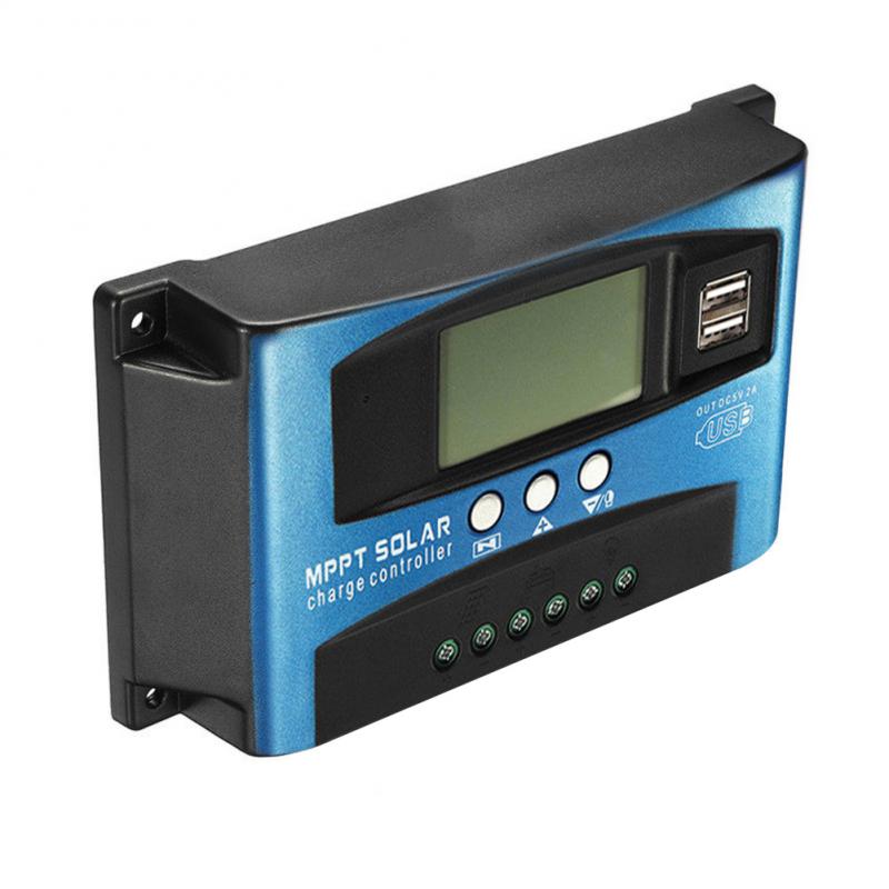MPPT Solar Charge Controller Dual USB LCD Display ... – Grandado