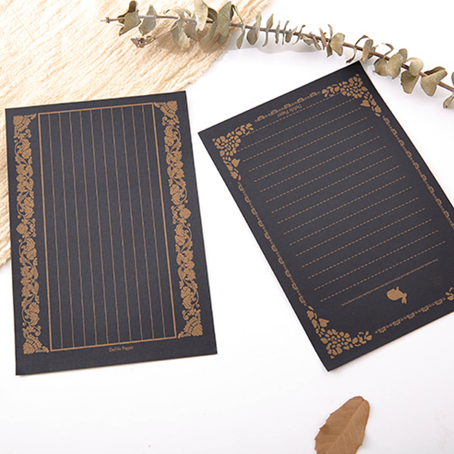 40 Sheets Assorted Style Vintage Retro Kraft Lette... – Grandado