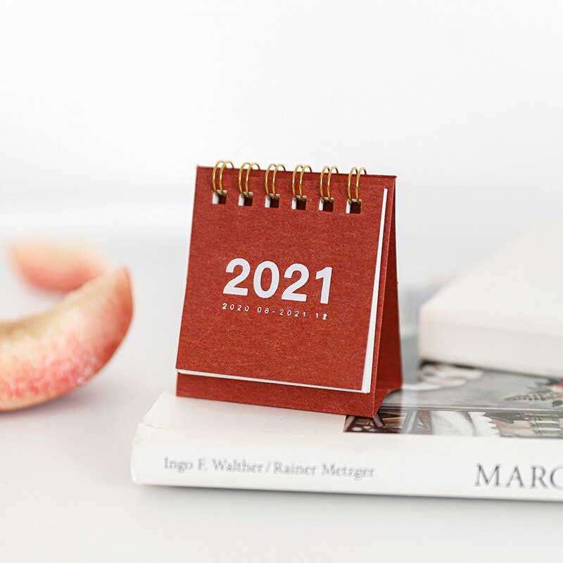 Creatieve Effen Kleur Mini Kalender Diy Draagbare ... – Grandado