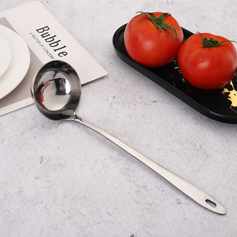 Concha de sopa em aço inoxidável, escorredor de co... – Vicedeal