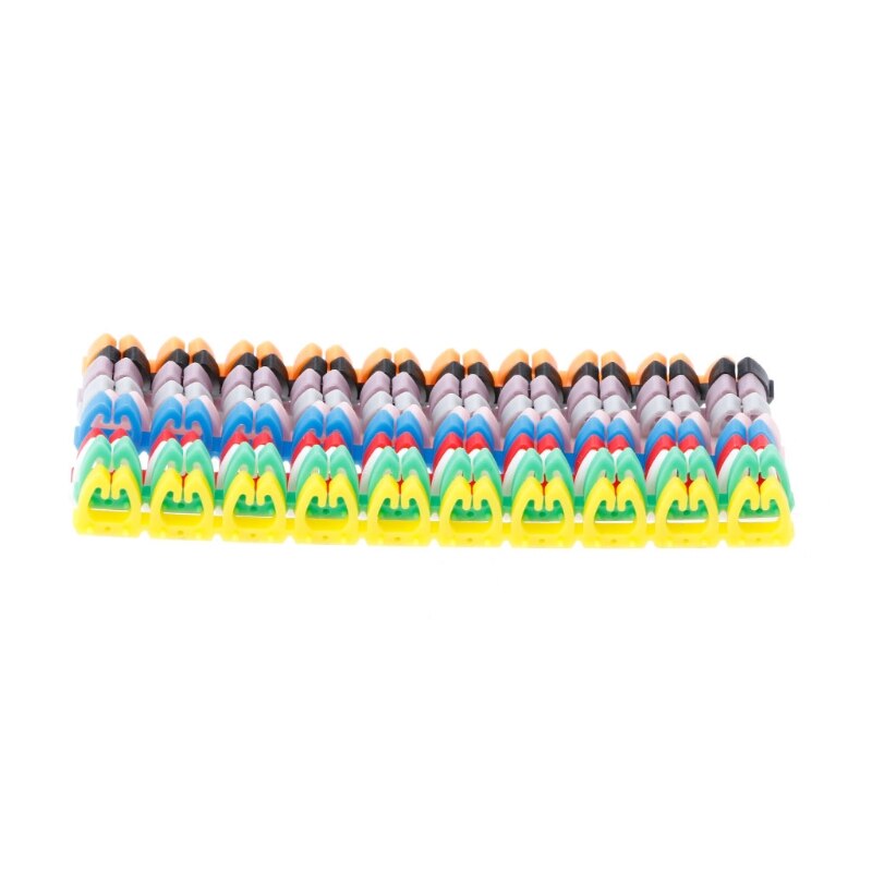 100 stks/set Kleurrijke Numerieke Kabel Label Mark... – Vicedeal