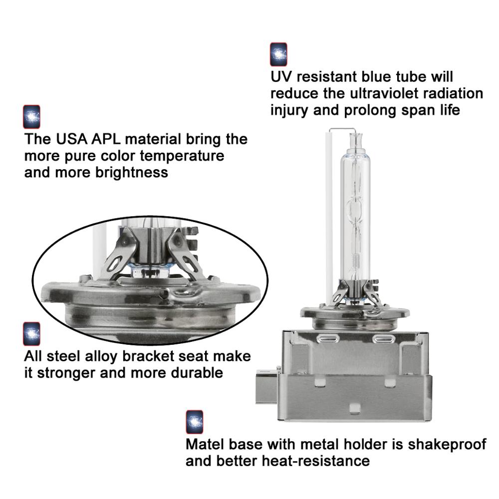 D1S COOL BLUE 66140 6000K HID XENON HEADLIGHT BULB... – Grandado