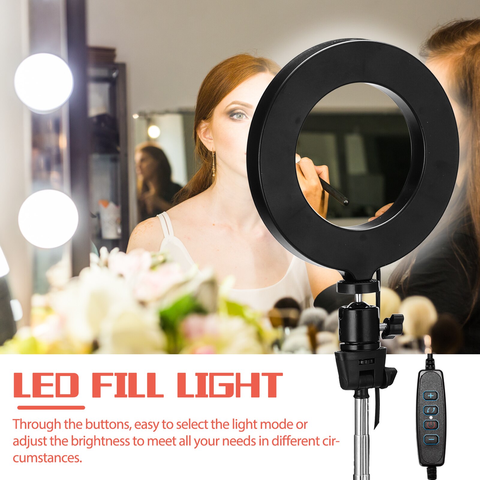Photography Light LED Ring Light USB Dimmable Wide... – Grandado