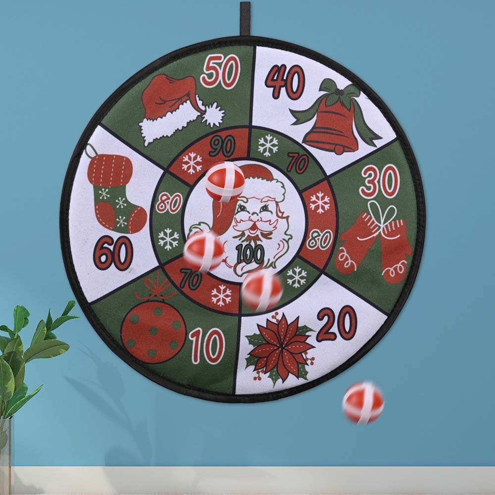 Christmas Dart Board Toy Sticky Balls Darts Game S... – Grandado