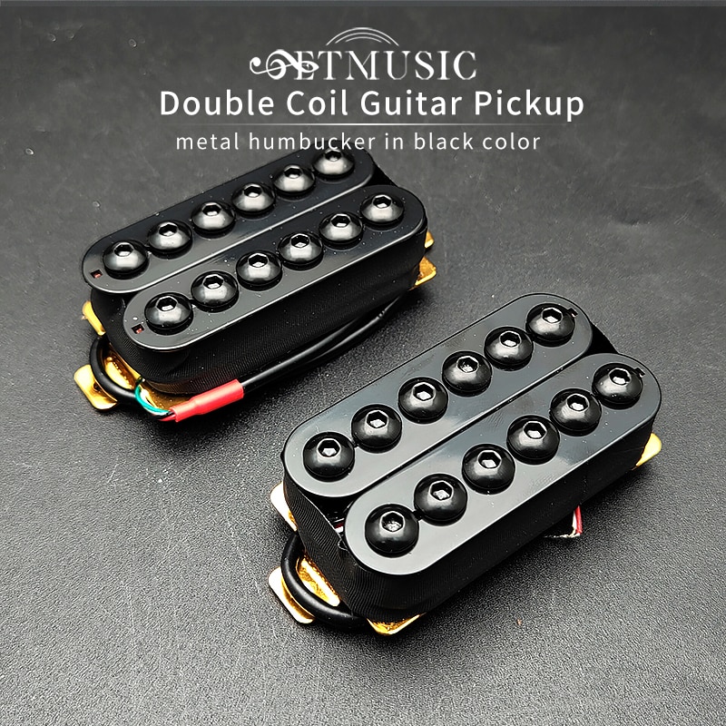 Adjustable Metal Double Coil Electric Guitar Picku... – Grandado