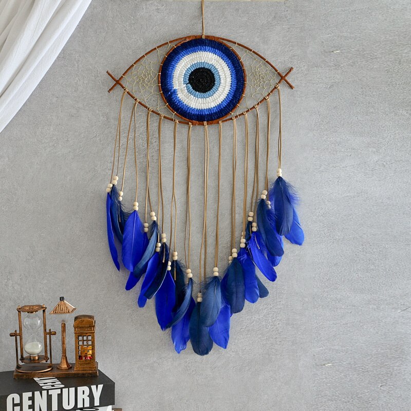 Evil Eye Boho Decor Dream Catcher Nordic Wit Zwart... – Vicedeal