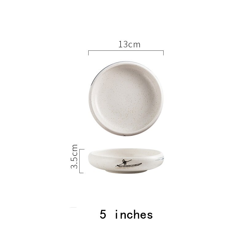 Ceramic Salad Plate Plates for Food Dishes for Ser... – Vicedeal