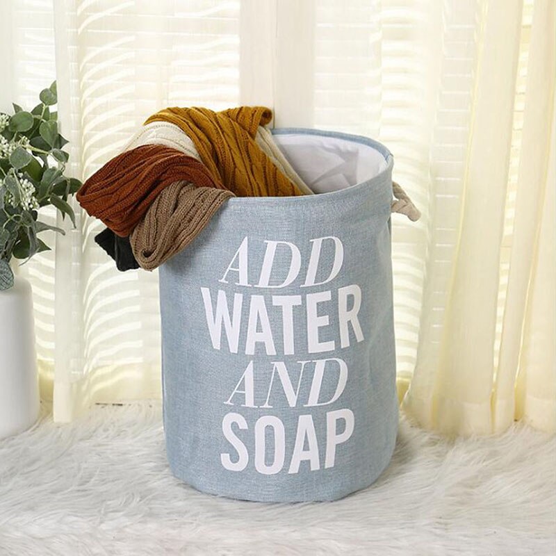Foldable Laundry Basket Round Storage Bag Large Ba... – Grandado