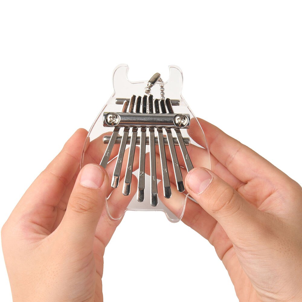 Mini 8 Tone Thumb Harp Acrylic Crystal Style Birth... – Grandado