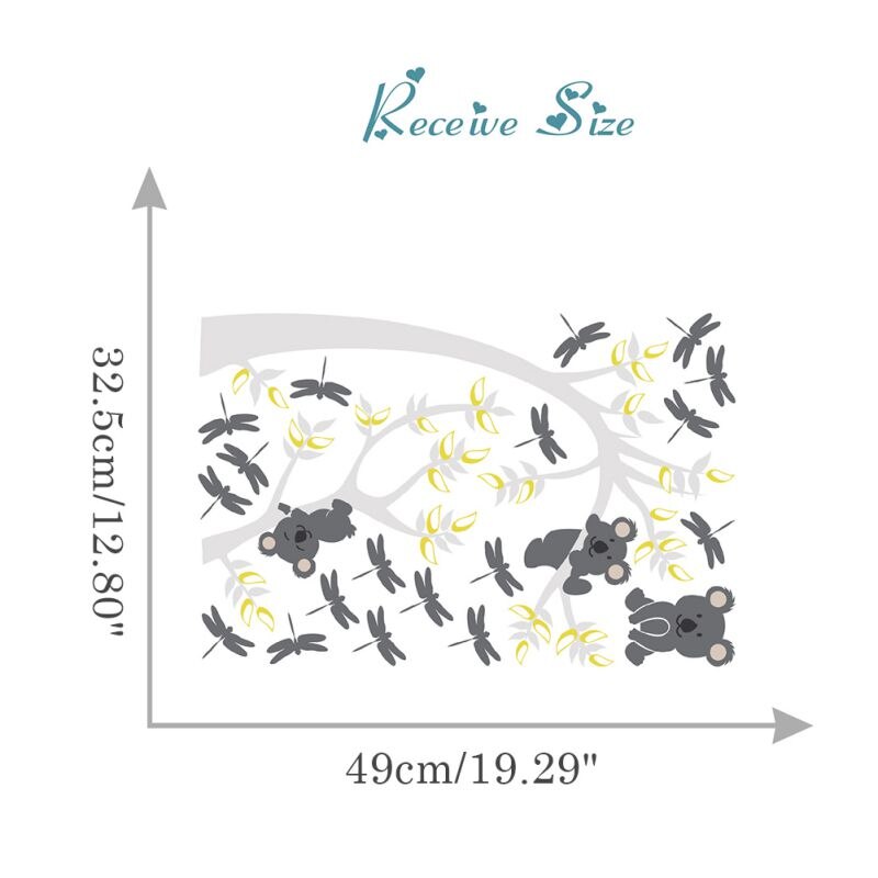 Animal Window Stickers Koala Stickers Glass Window... – Grandado