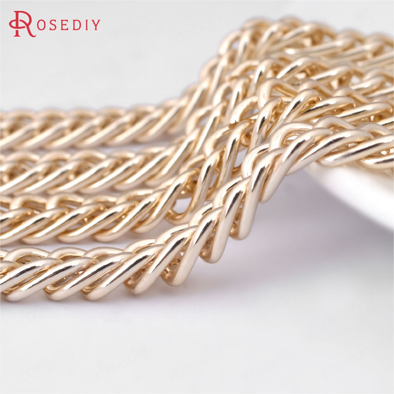 (29873-G)2 meters 10*7MM Oxidation Champagne gold ... – Vicedeal