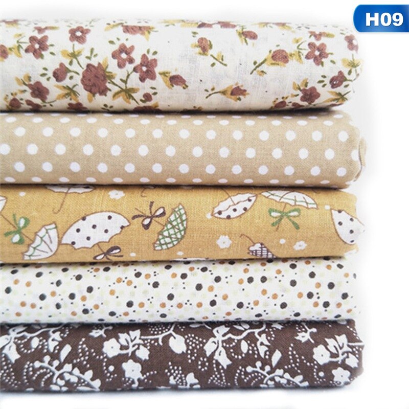 50x50cm Cotton Fabric Quilting Printed Cloth Color... – Grandado