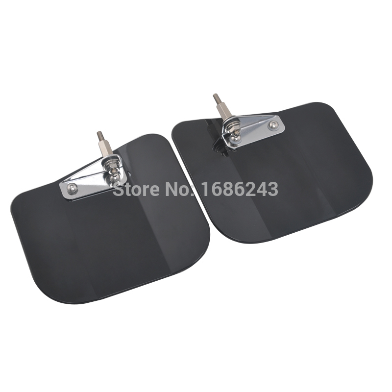 Motorcykel 1 par svart luftvinge avvisare vindrute... – Grandado